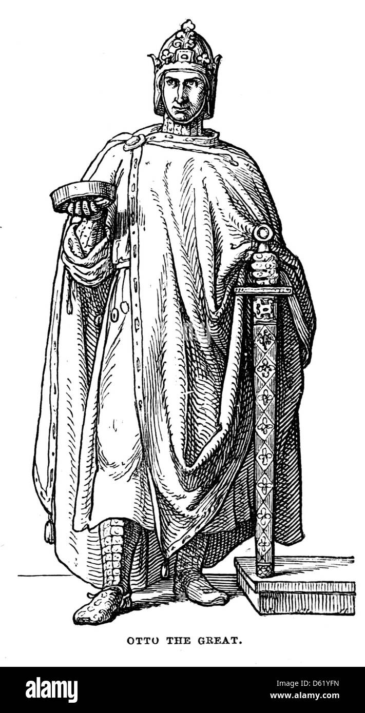 An illustration from 'A School History of Germany,' focusing on Otto ...