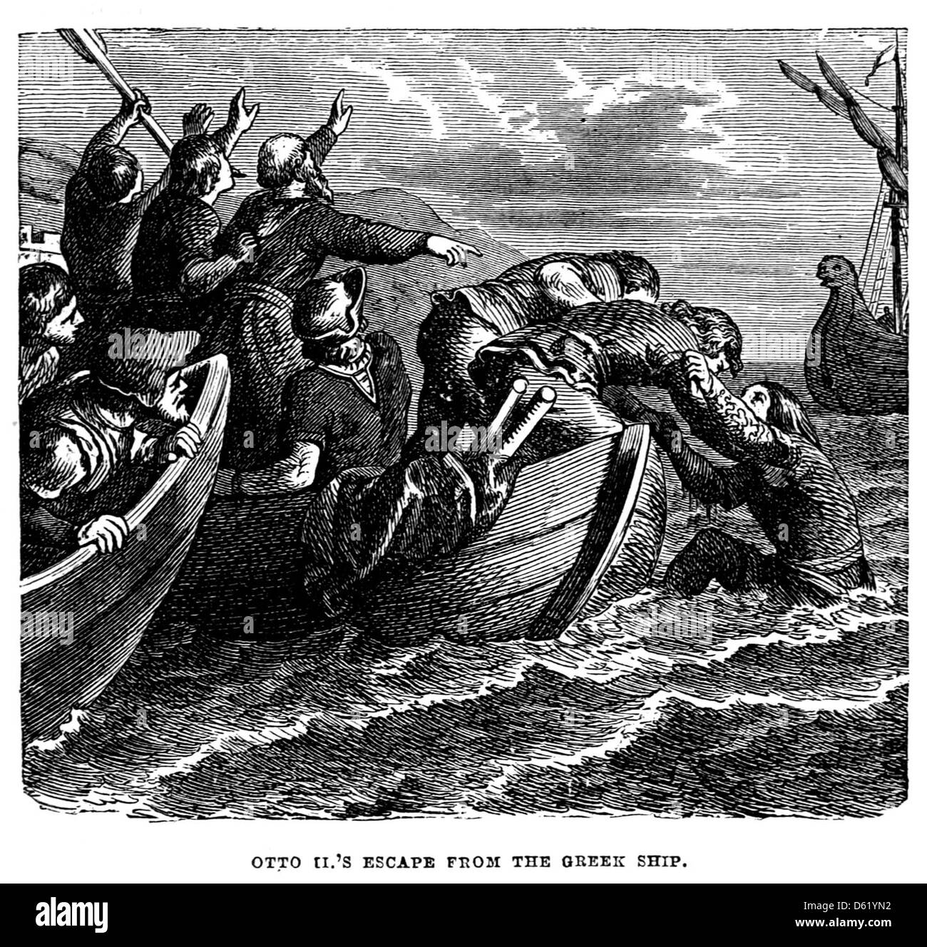 Illustration from 'A School History of Germany' (1874), depicting Greek ...