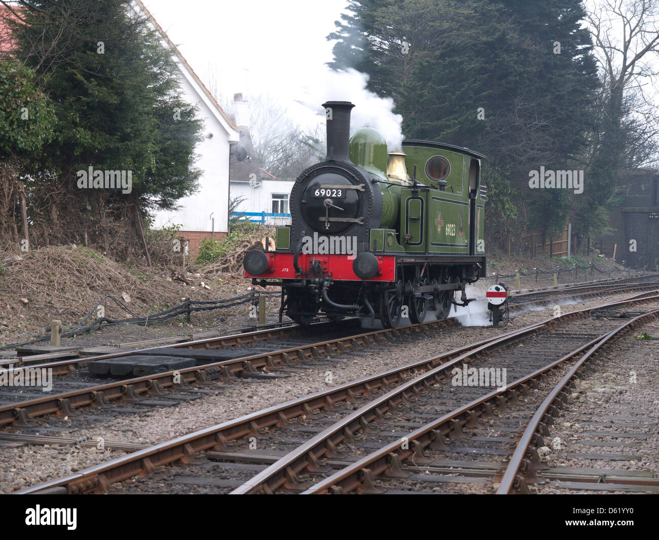 Steam locomotive 69023 at Sheringham, North Norfolk railway Spring Gala ...