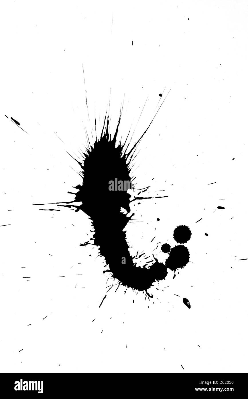 grunge ink design isolated backgrounds Stock Photo - Alamy