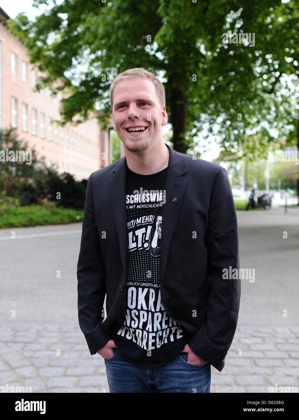 Top candidate of the Pirate Party for the state election in Schleswig ...