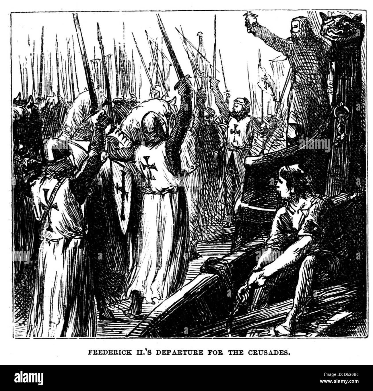 This 1874 image is part of *A School History of Germany*, covering the ...