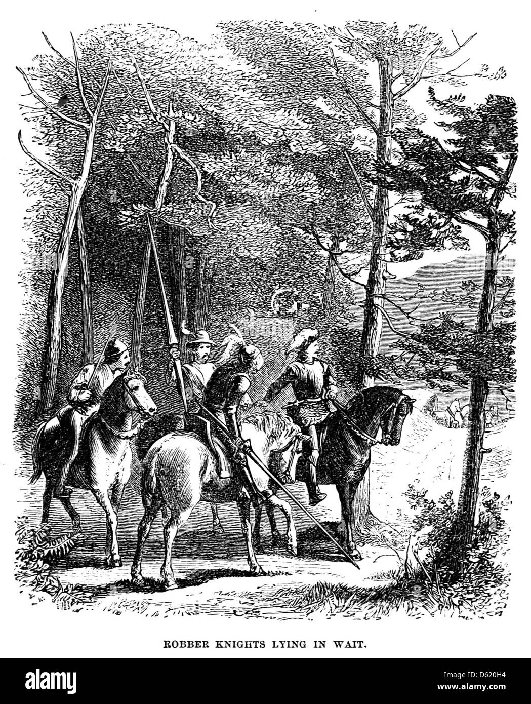 An 1874 illustration from 'A School History of Germany' depicting ...