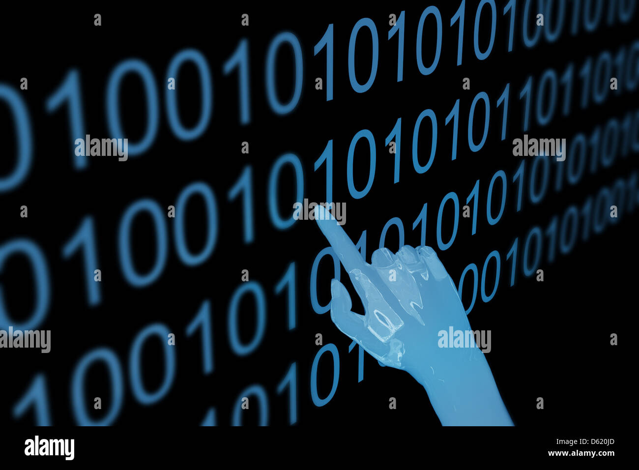 computer programming 3d abstract tech concept Stock Photo - Alamy