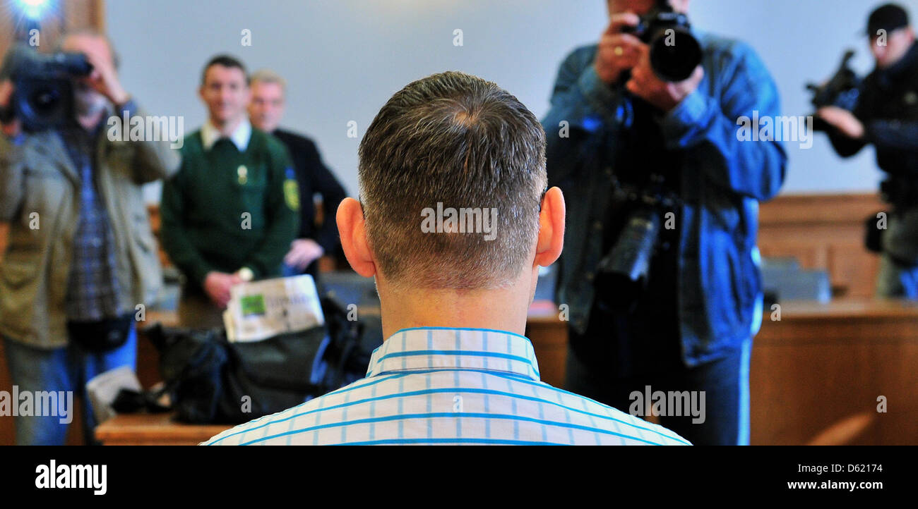 Founder and head of the illegal movie portal Kino.to, Dirk B., waits ...