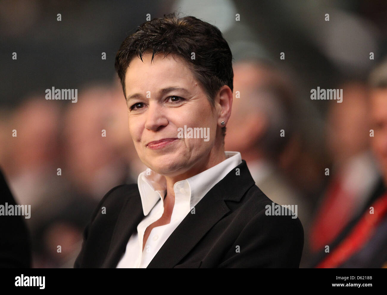 Future Lufthansa CFO Simone Menne attends the annual general meeting of ...