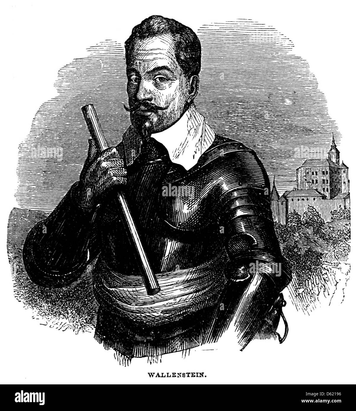 An illustration from 'A School History of Germany' (1874), featuring a ...