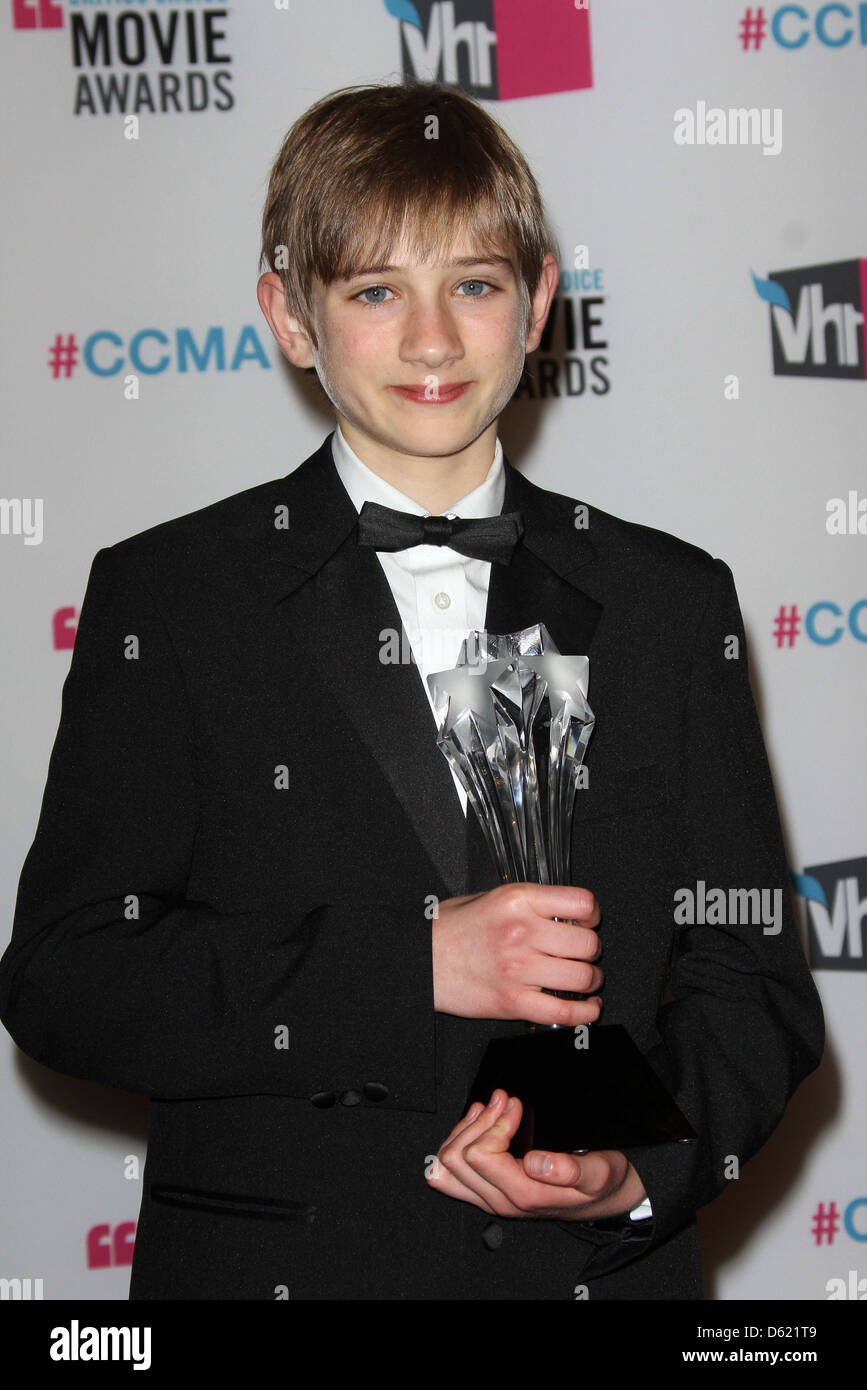 Thomas Horn 17th Annual Critic's Choice Movie Awards - Pressroom Los ...