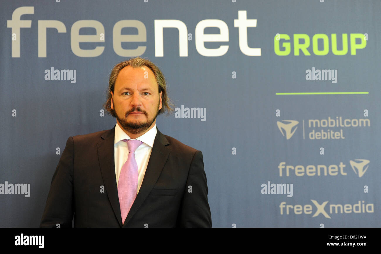 CEO of freenet AG Christoph Vilanek poses before the general meeting of ...