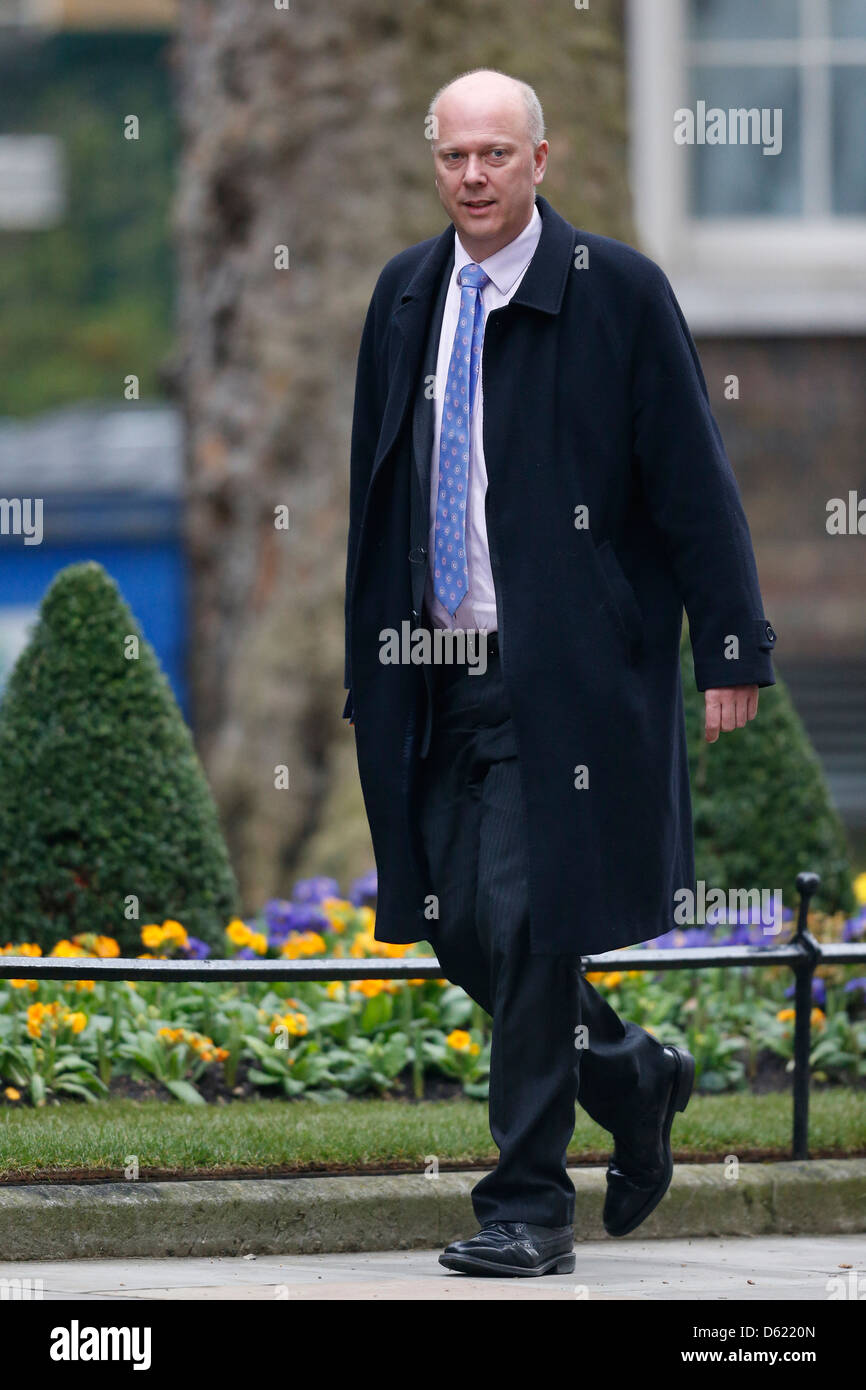Justice Secretary Chris Grayling arrives to No:10 Downing Street for ...
