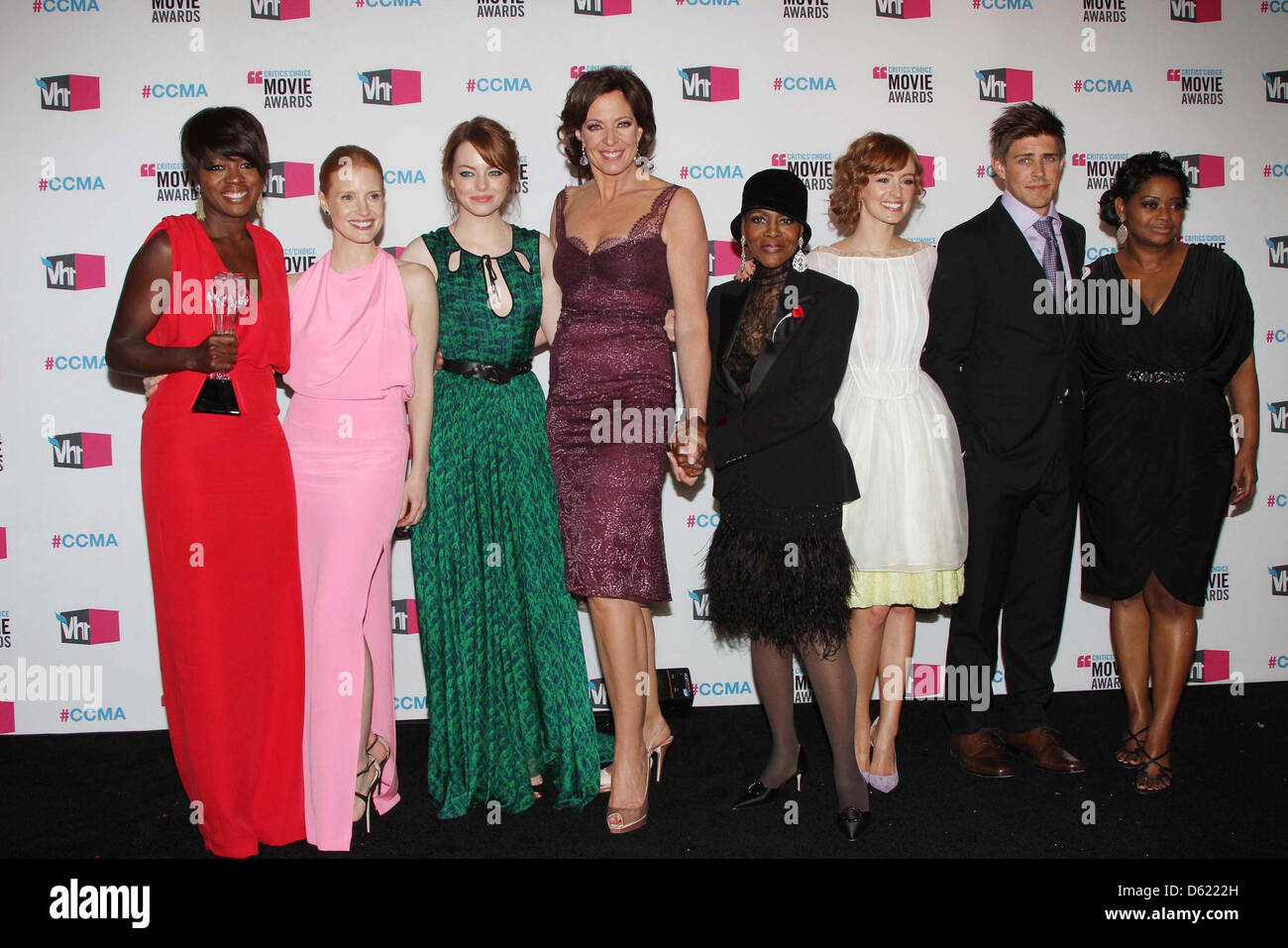 Jessica chastain and emma stone hi-res stock photography and images - Alamy