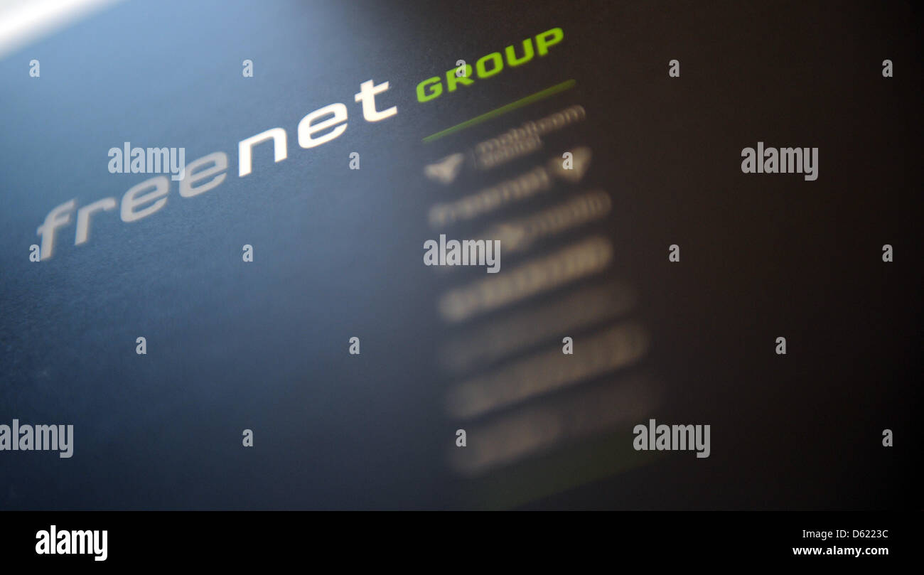 The annual results report of freenet AG Christoph Vilanek is pictured ...