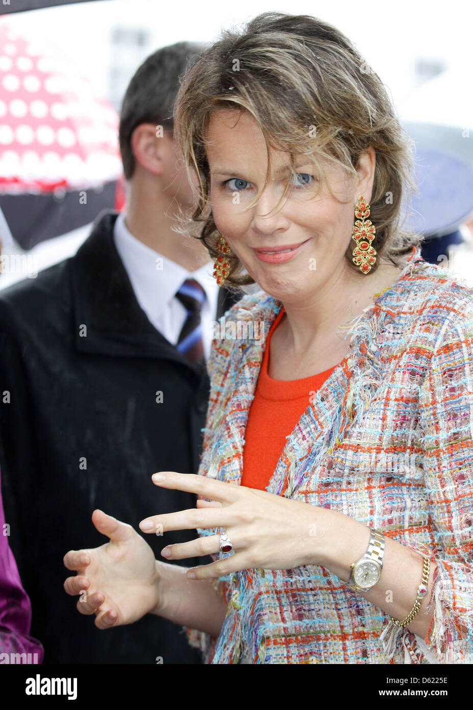 Crown Princess Mathilde of Belgium attending the 800th anniversary of ...