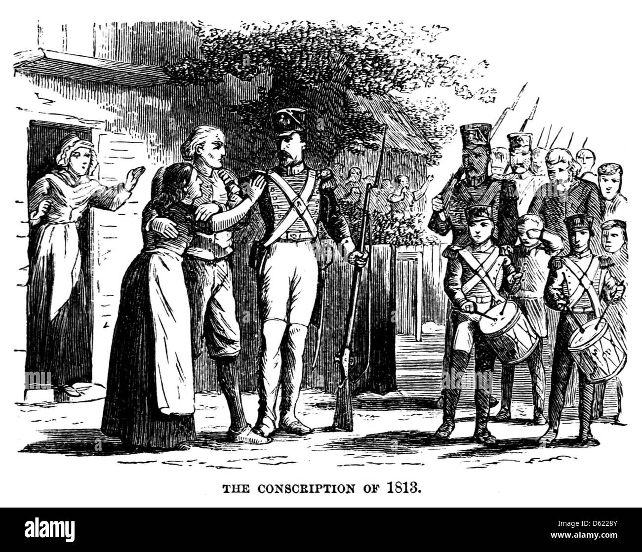 An illustration from 'A School History of Germany' depicting the ...