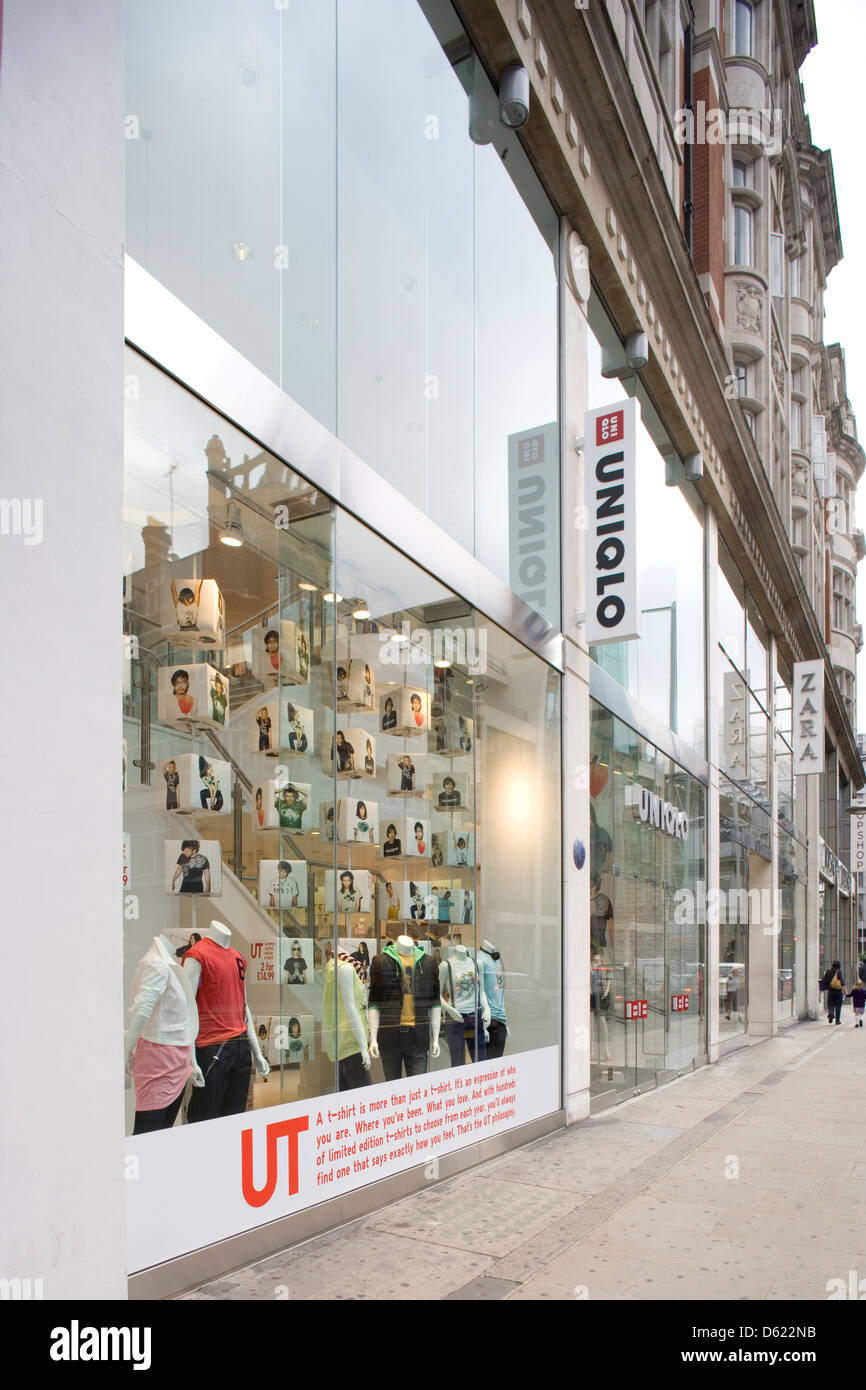 Uniqlo Kensington High Street London Stock Photo - Alamy