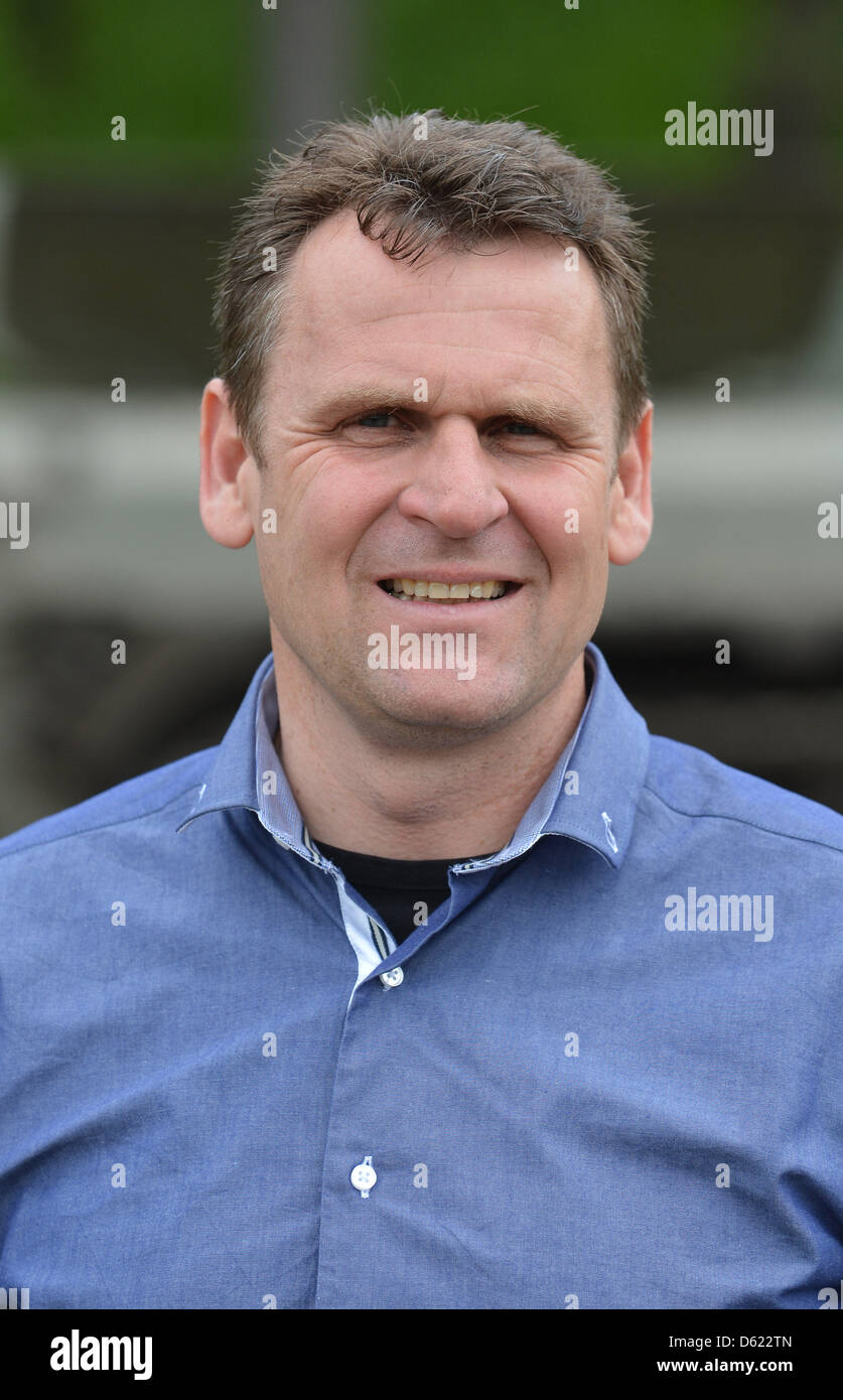 Project manager Cees Meekers poses at a former training site of the ...