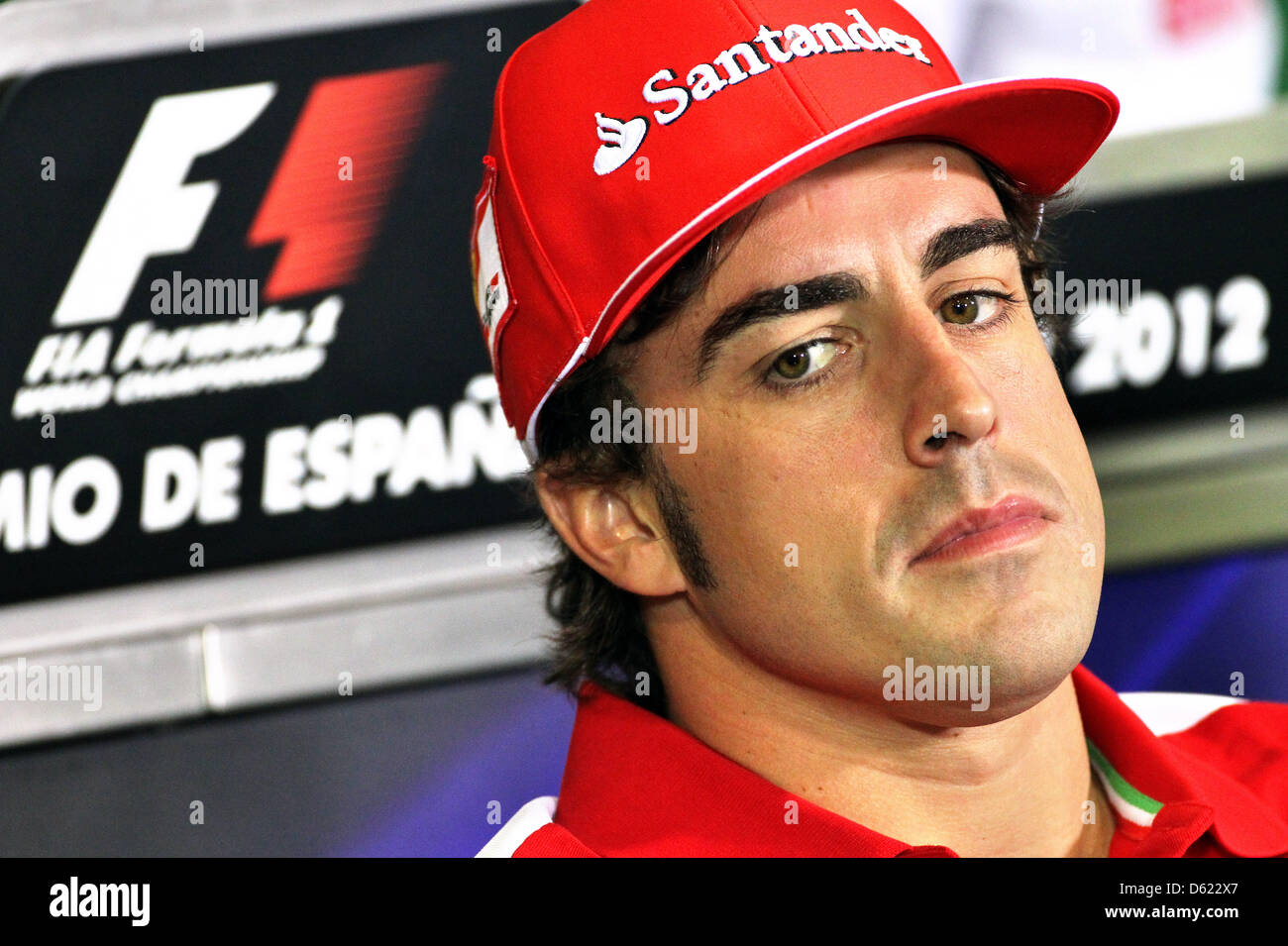 Spanish Formula One driver Fernando Alonso of Ferrari is seen during ...