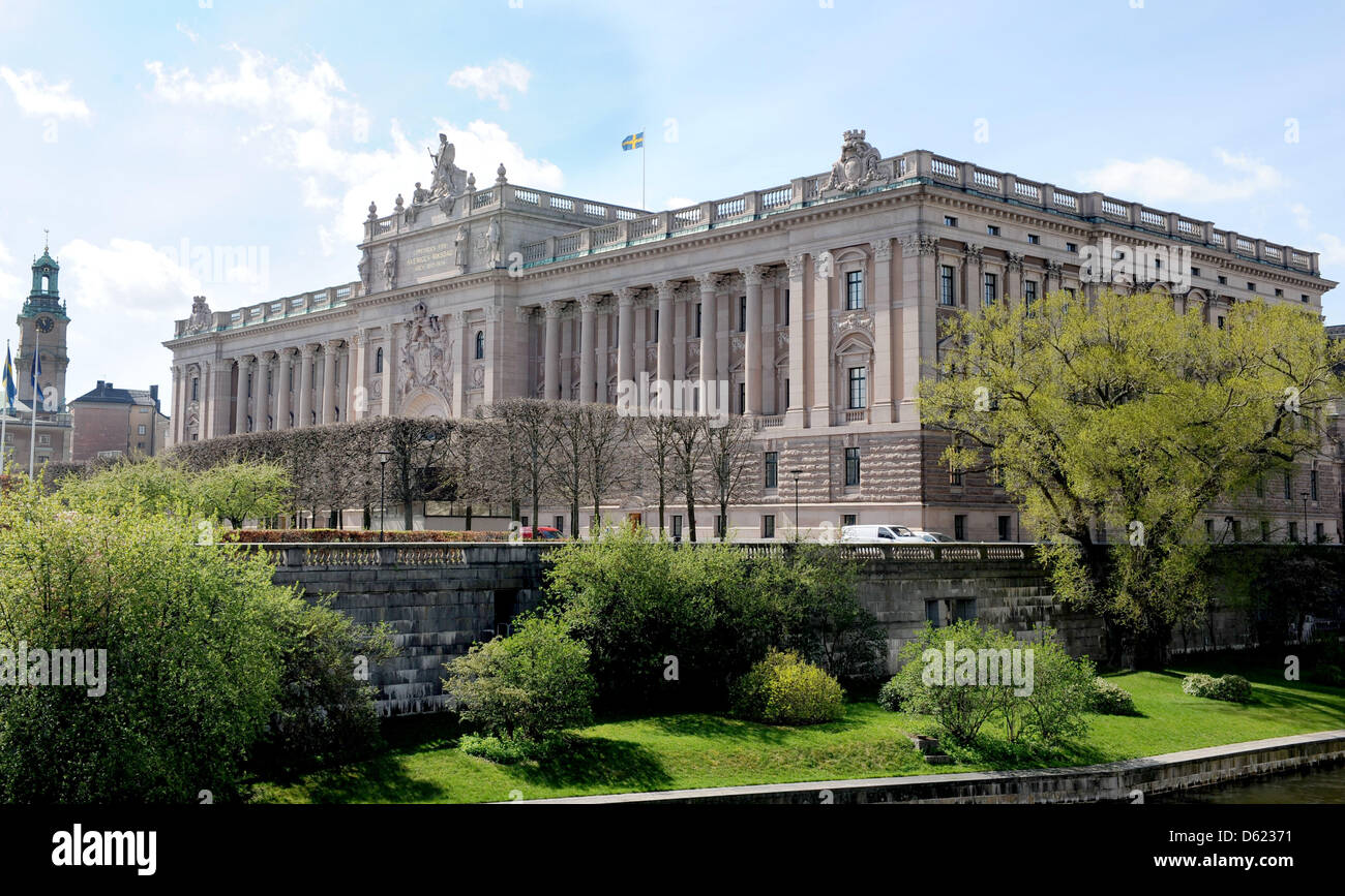 Parliament House is pictured in Stockholm, Sweden, 10 May 2012. Photo ...