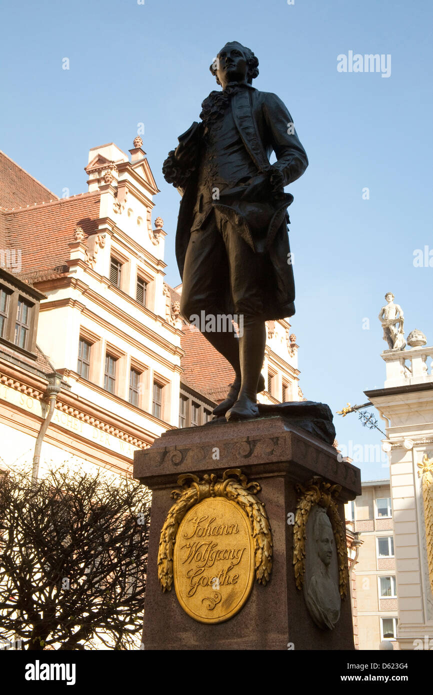 Goethe statue leipzig hi-res stock photography and images - Alamy