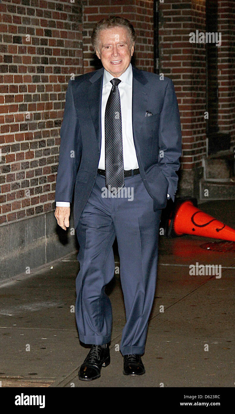 Regis Philbin 'The Late Show with David Letterman' at the Ed Sullivan ...