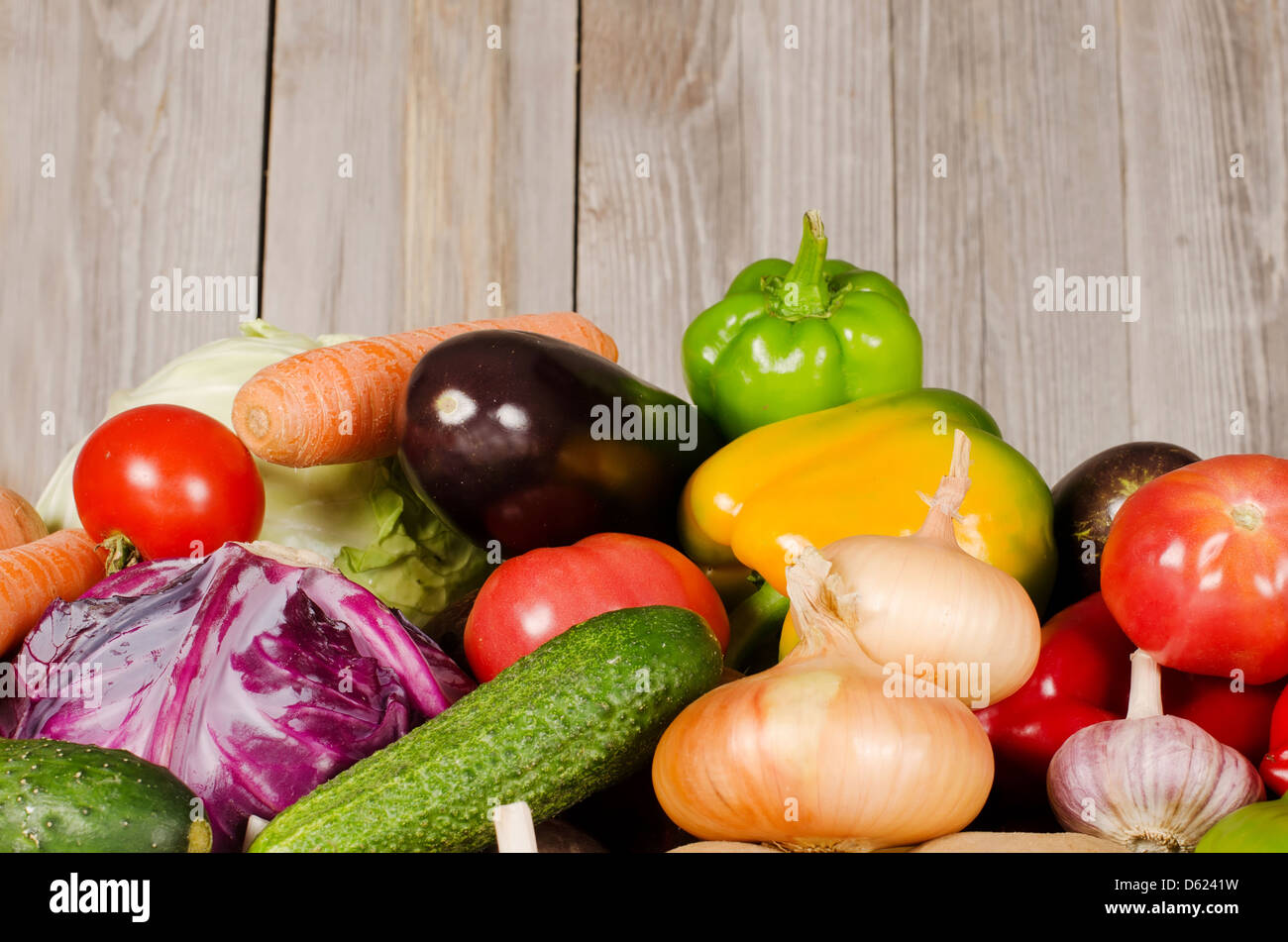 Assortment of fresh vegetables Stock Photo - Alamy