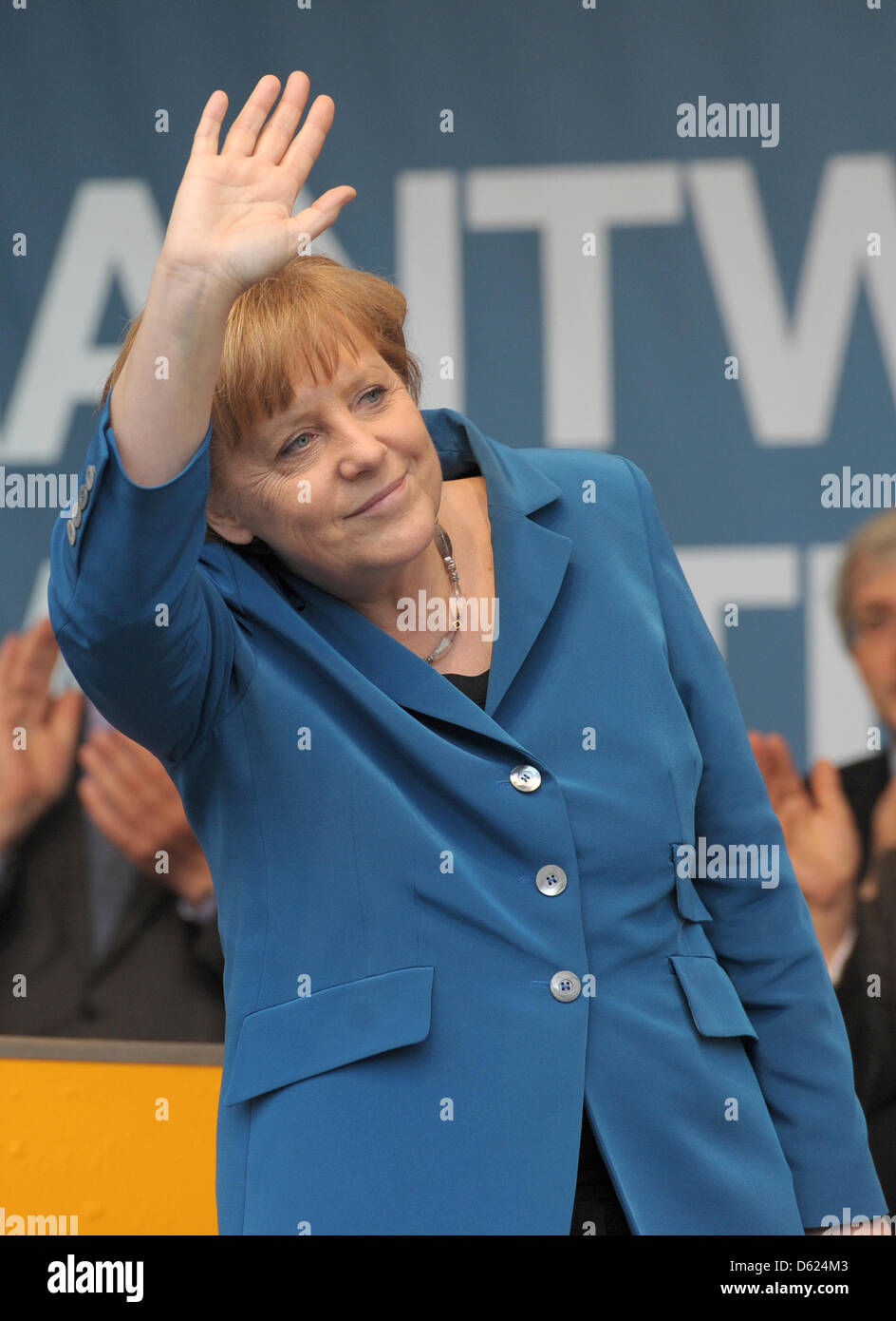 Election poster with angela merkel hi-res stock photography and images ...