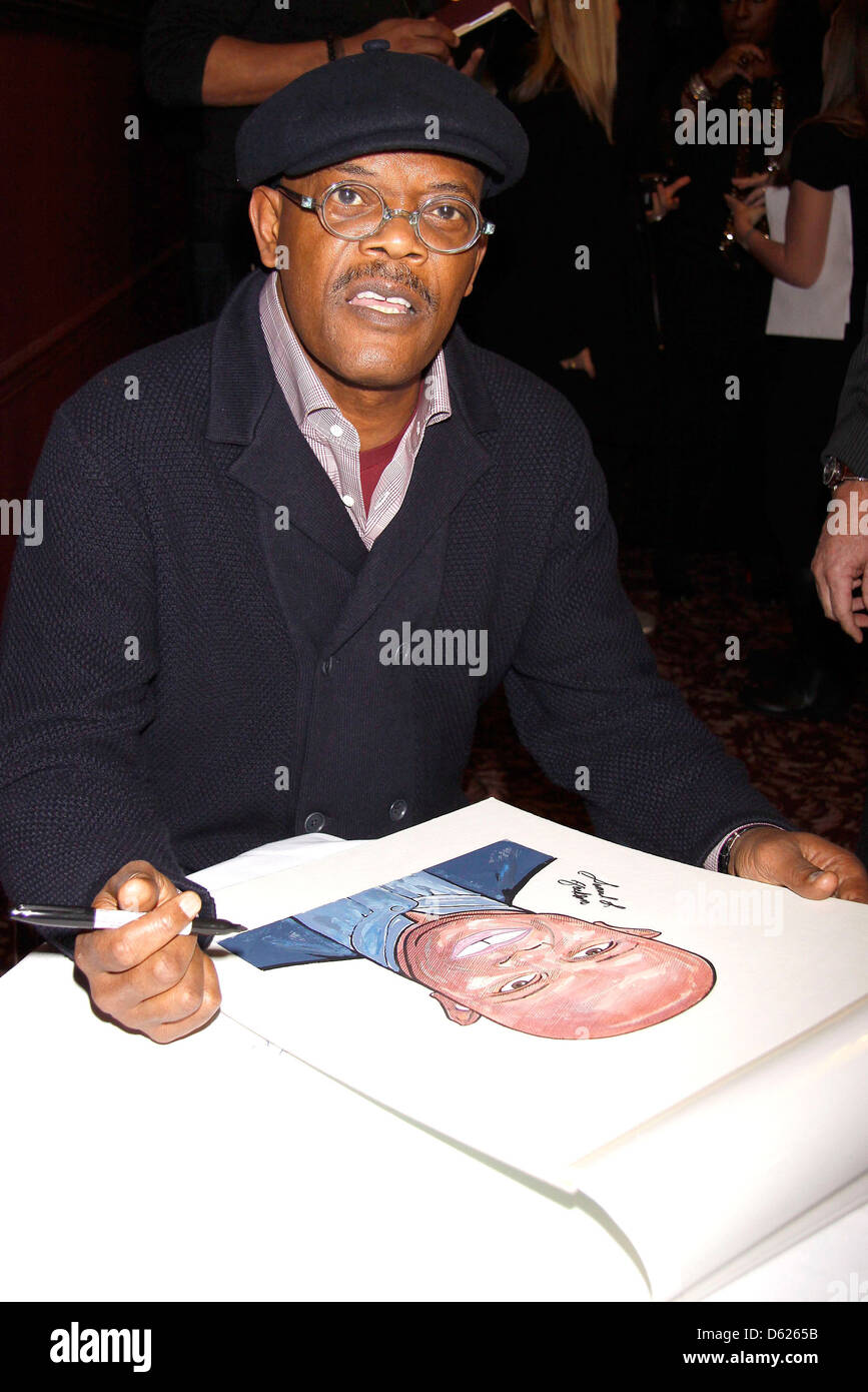 Samuel L Jackson Unveiling Of Sardis Portraits For The Cast Of The