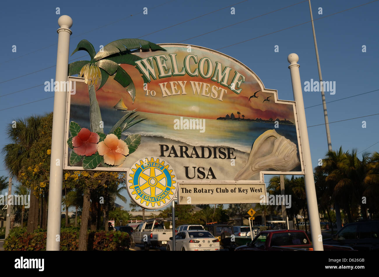 Sign Welcome to Key West Florida Stock Photo - Alamy Sign Welcome to Key West Florida Stock Photo - Alamy