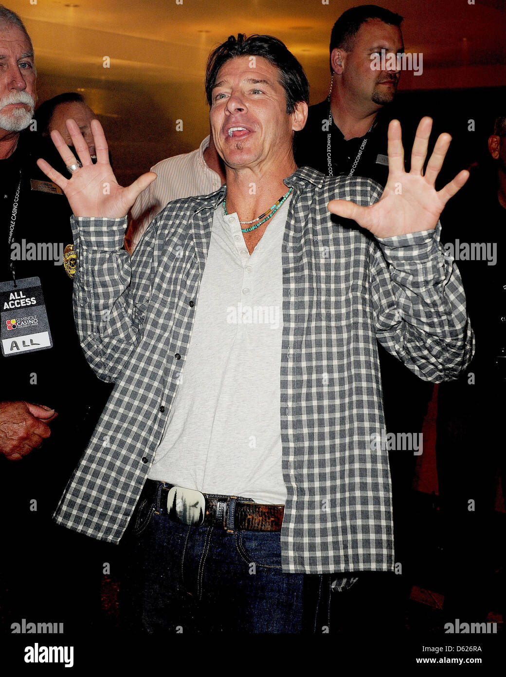 Ty Pennington 'Moves That Bus' to celebrate the grand opening of the ...