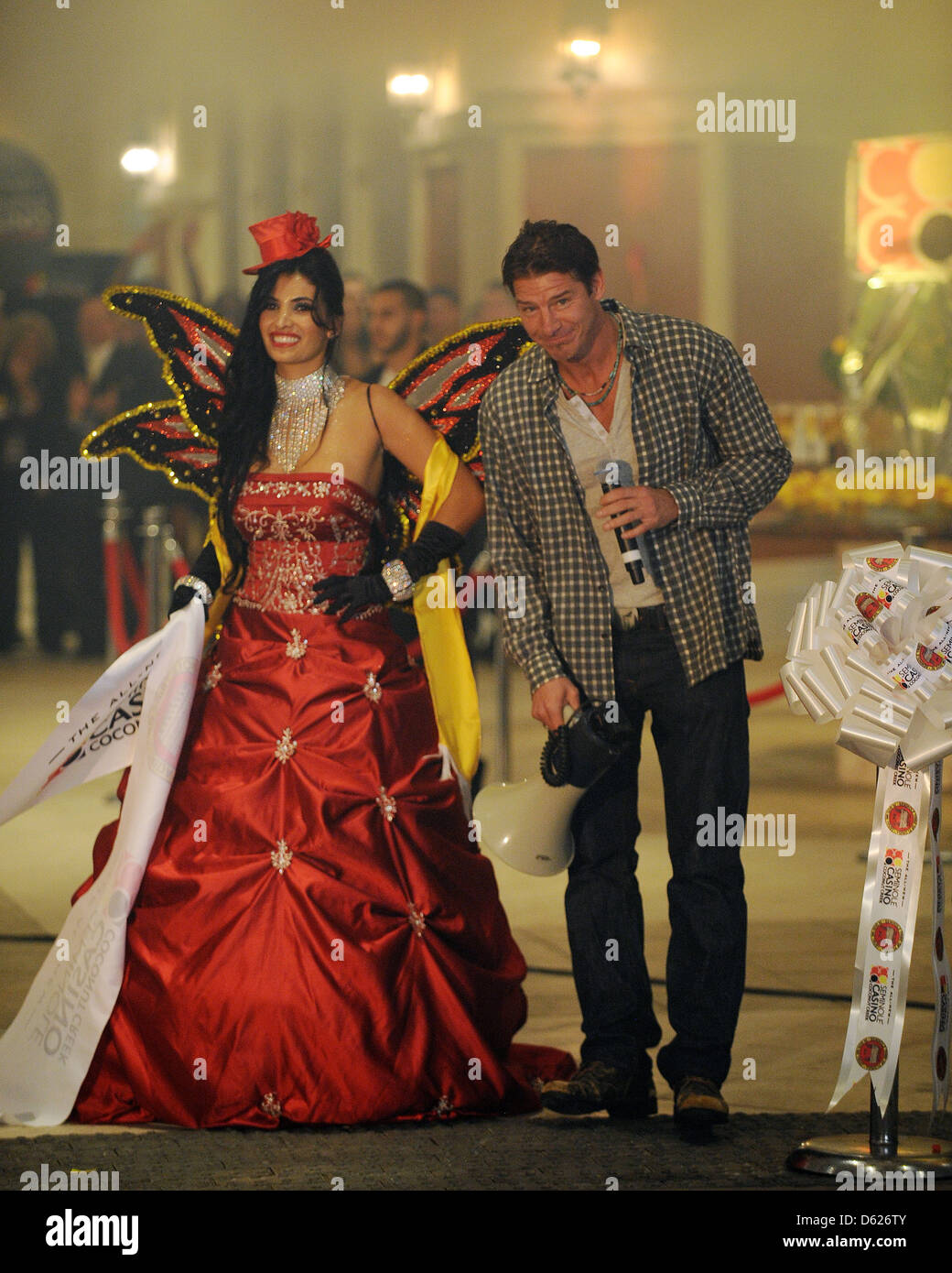 Ty Pennington 'Moves That Bus' to celebrate the grand opening of the ...