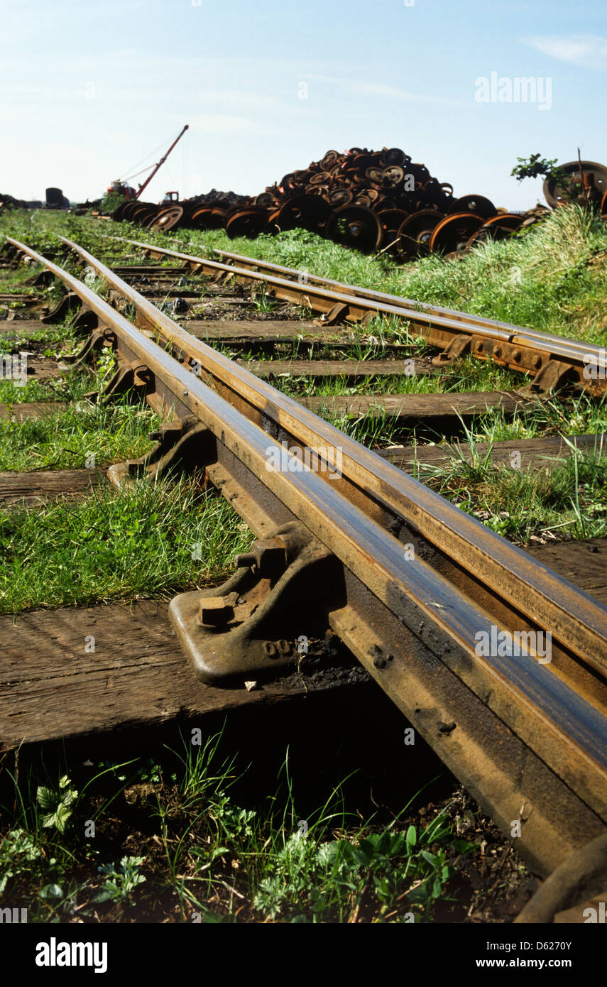 Woodhams of Barry Island train scrapyard in Wales in 1980 with ...