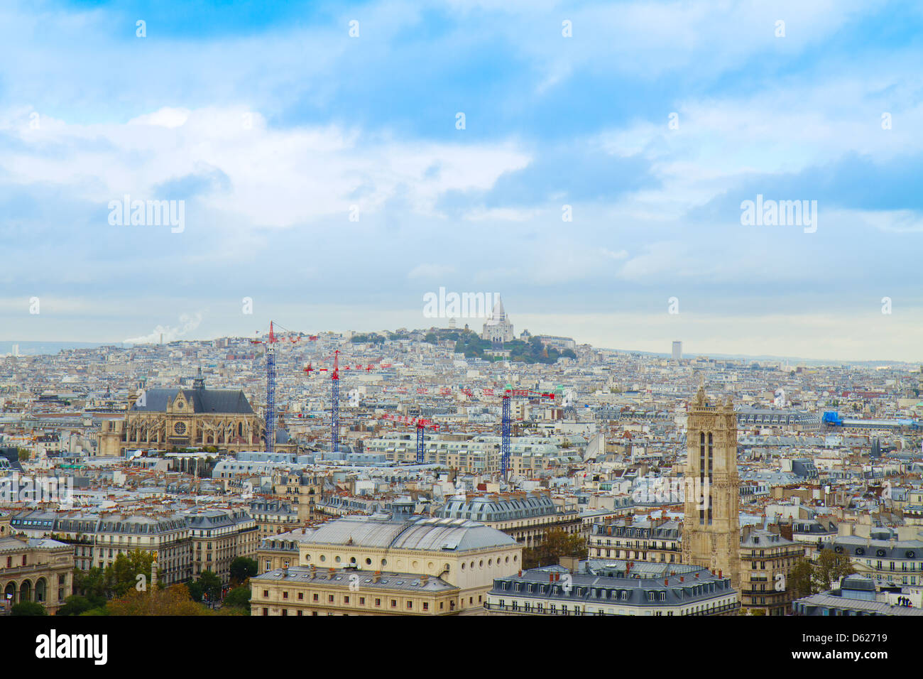 cityscape Mont Matre , Paris, France Stock Photo - Alamy