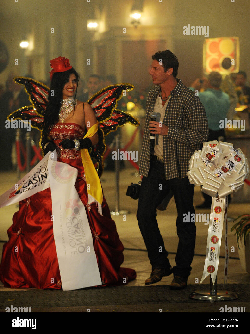 Ty Pennington 'Moves That Bus' to celebrate the grand opening of the ...