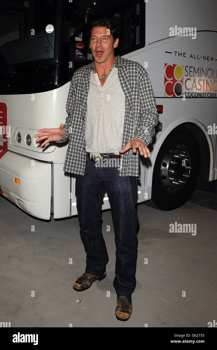 Ty Pennington 'Moves That Bus' to celebrate the grand opening of the ...