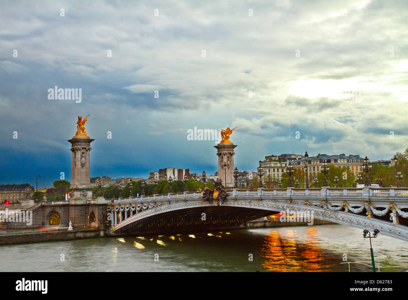 Bridge of Alexandre III, Paris, France Stock Photo - Alamy