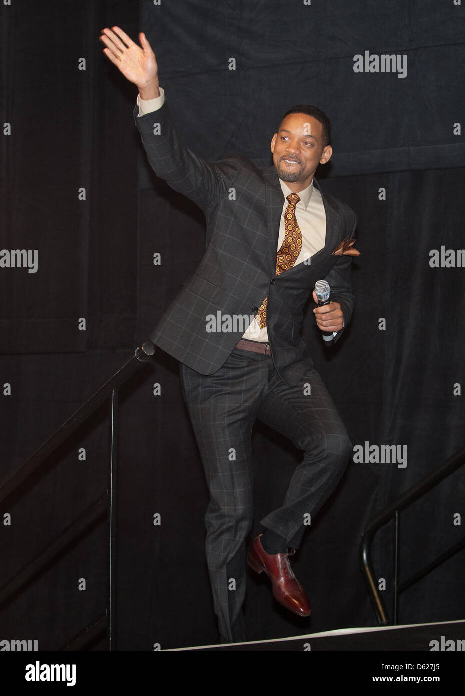 American actor Will Smith attends the German premiere of their new film ...