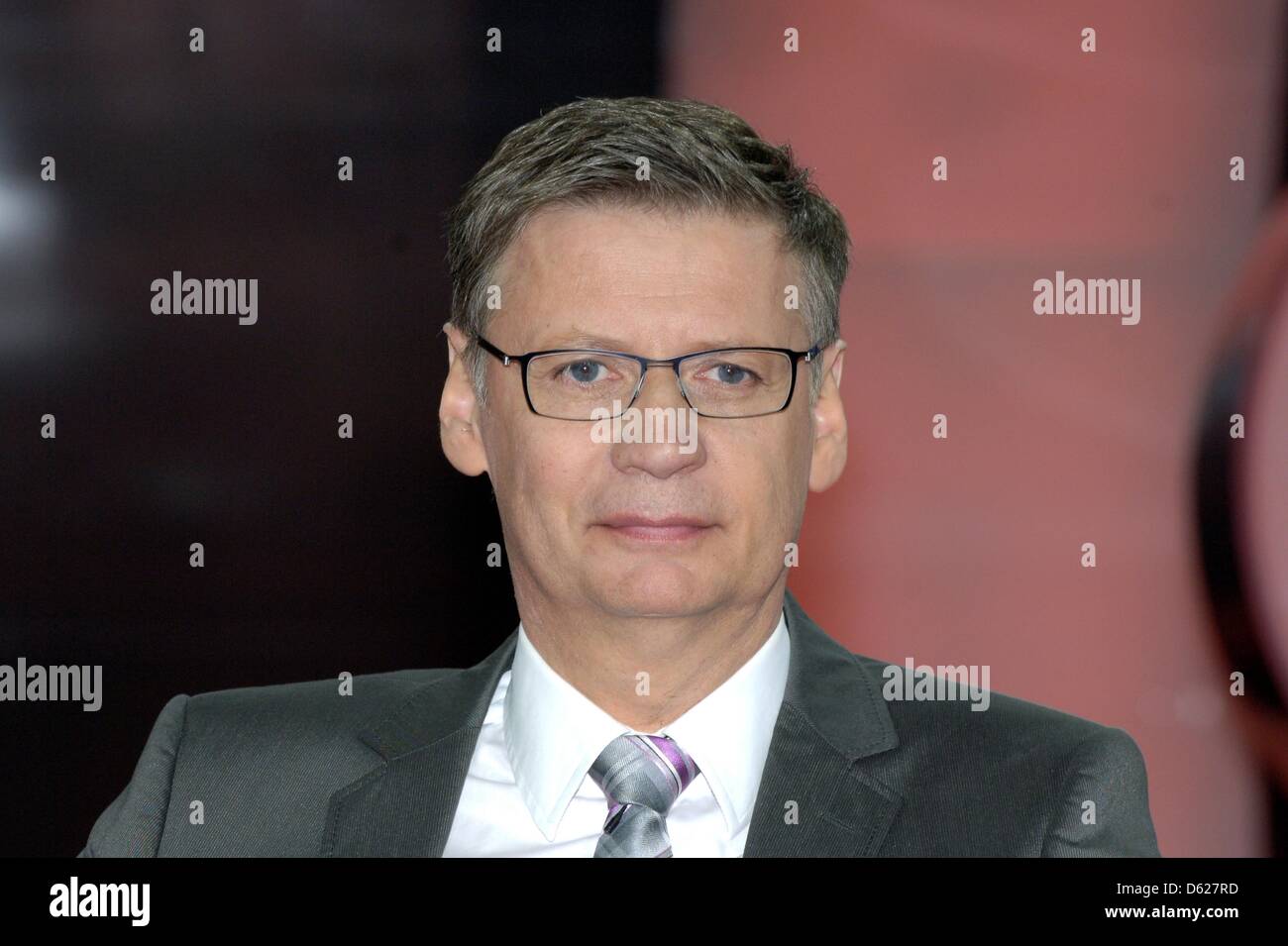 German TV host Guenther Jauch is pictured during his TV talk show ...