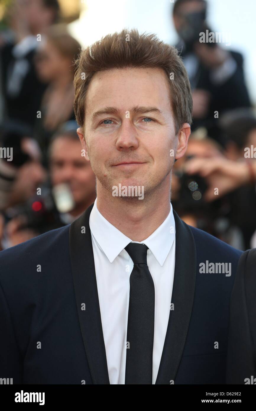 Actor Edward Norton arrives at the opening of the 65th Cannes Film ...