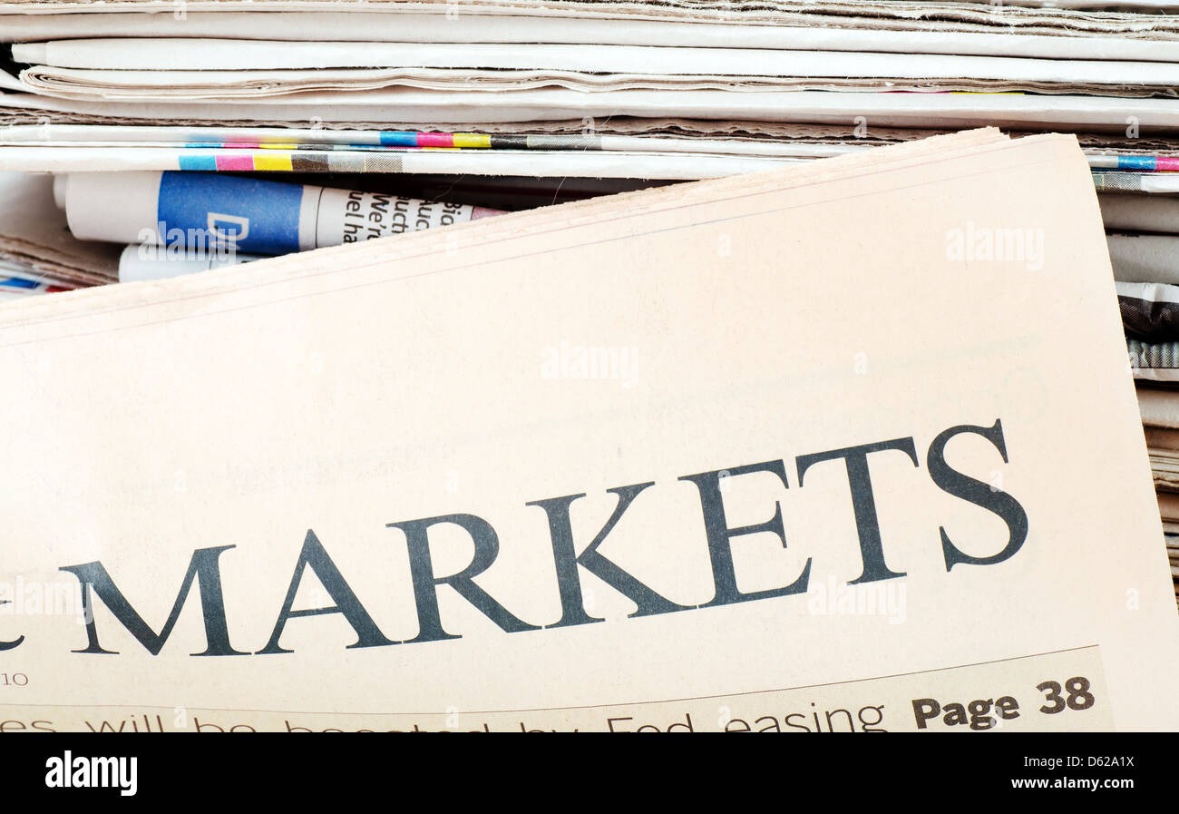 The business newspaper Stock Photo - Alamy