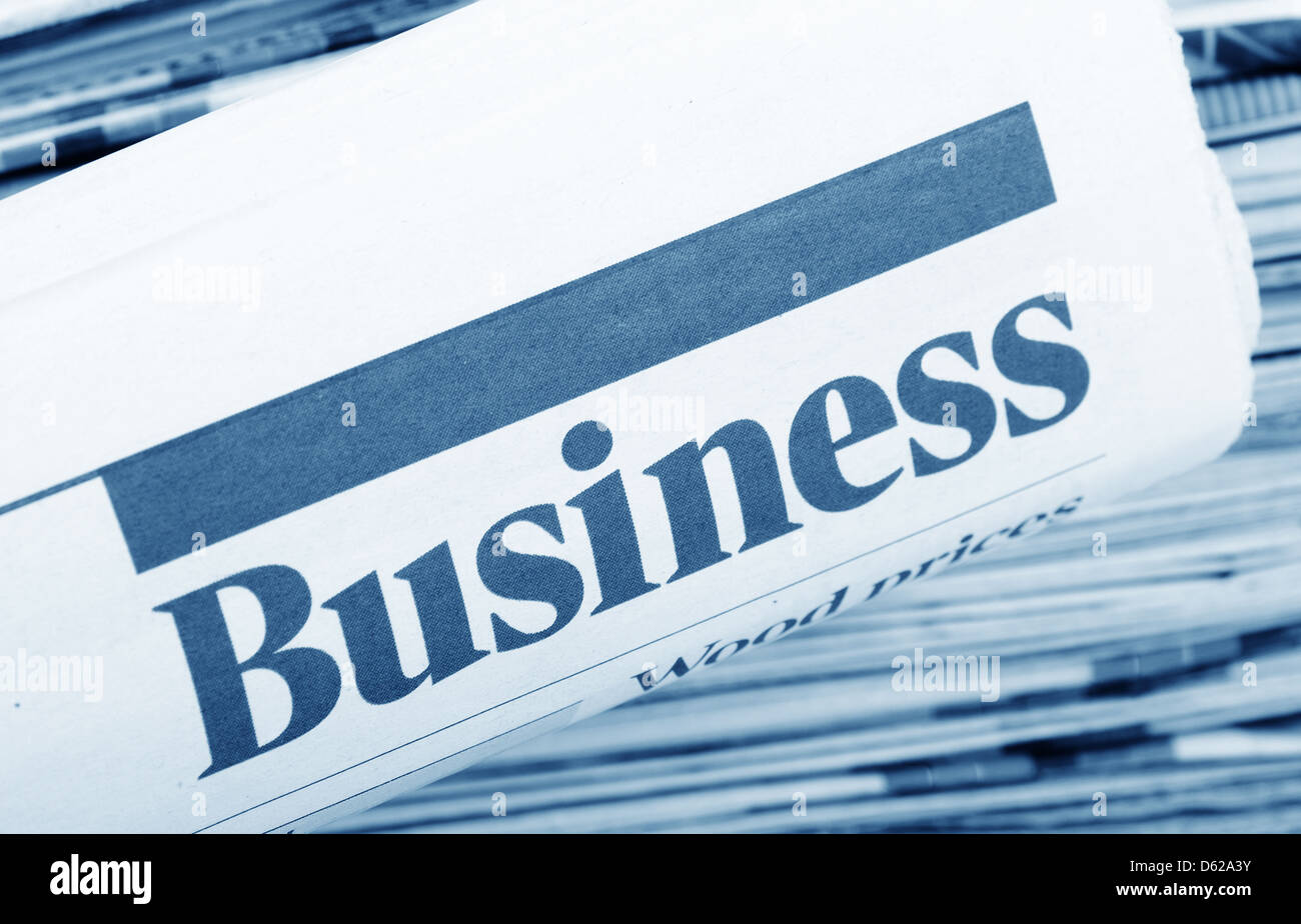 The business newspaper Stock Photo - Alamy