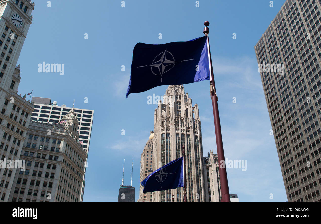Nato flags hi-res stock photography and images - Alamy