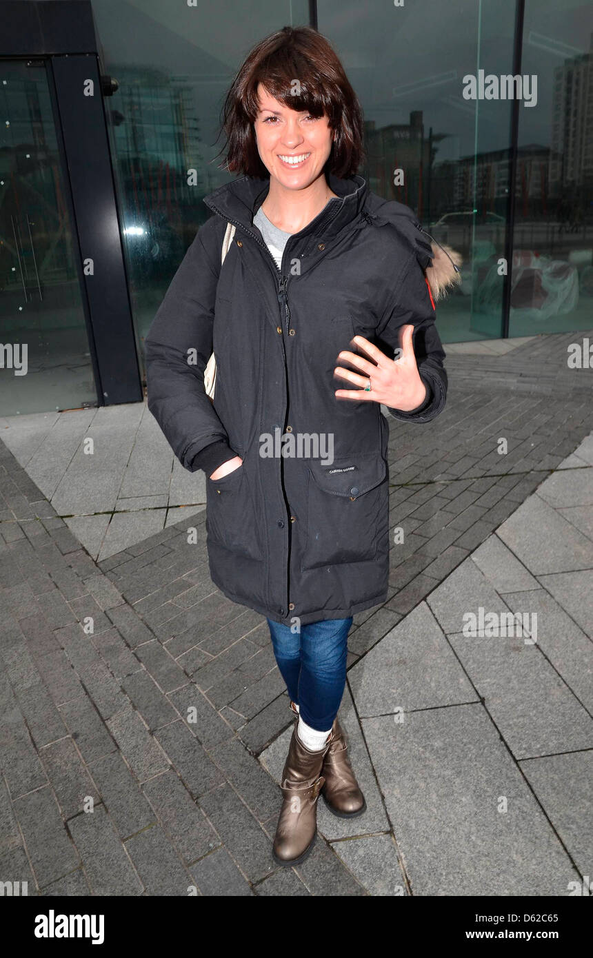 British television presenter, writer and comedian Dawn Porter spotted ...