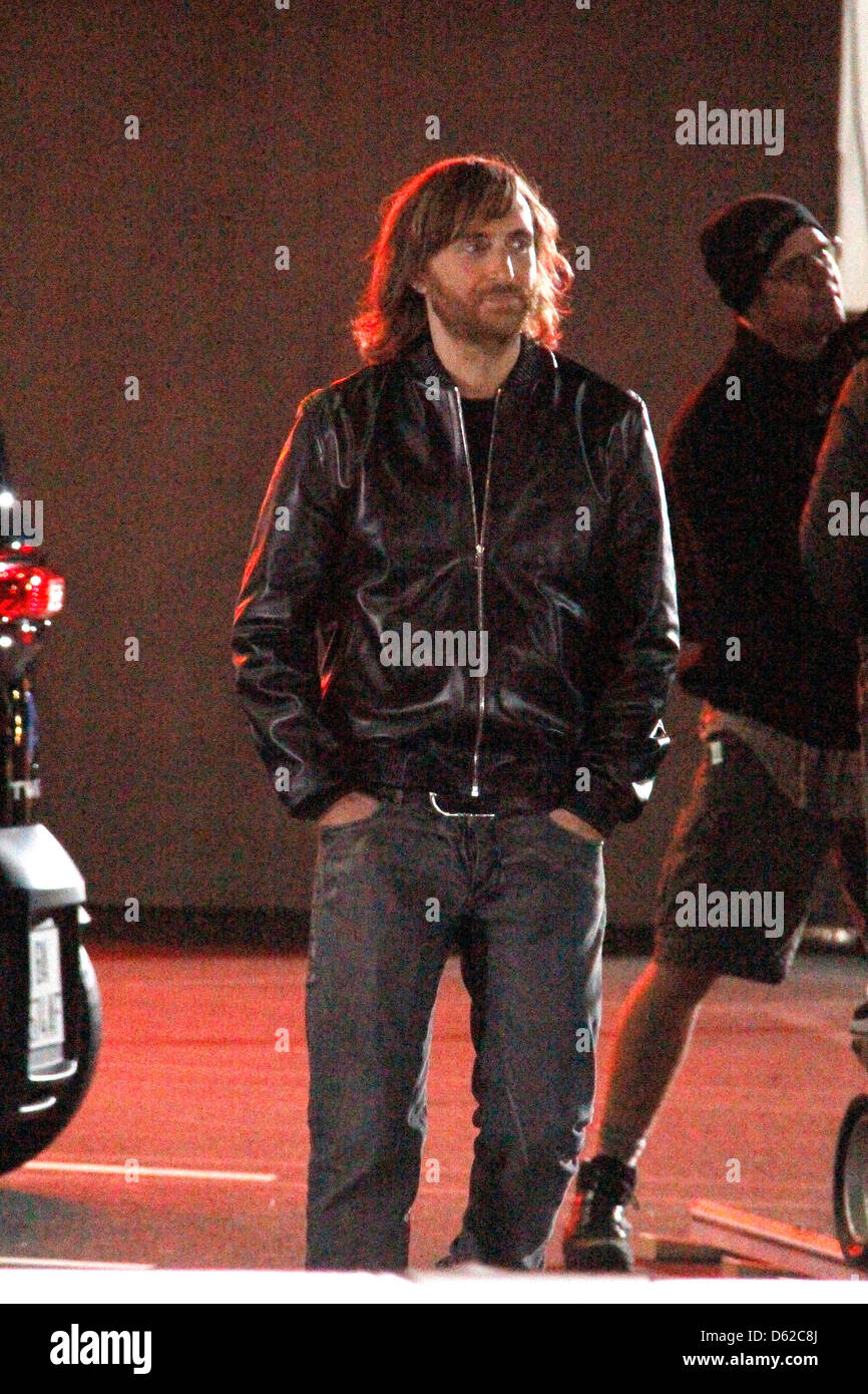 David Guetta films a car commercial for Renault 'Twizy' Los Angeles ...