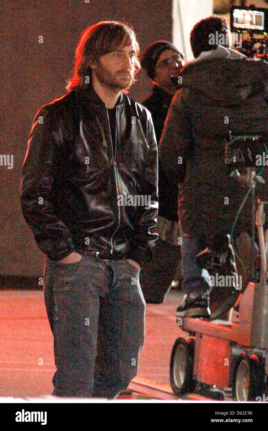 David Guetta films a car commercial for Renault 'Twizy' Los Angeles ...