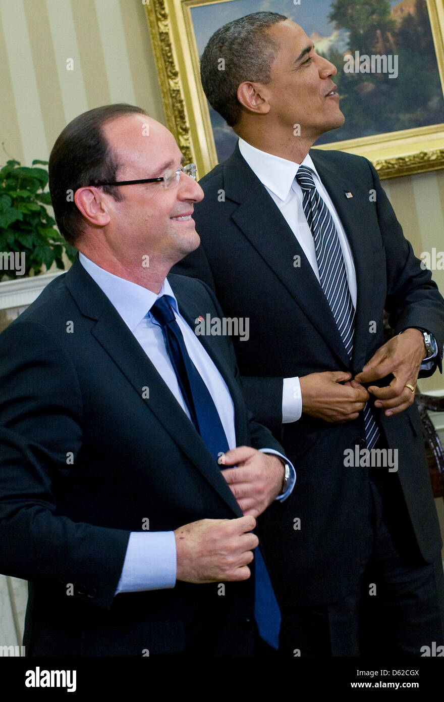 United States President Barack Obama meets newly elected President ...