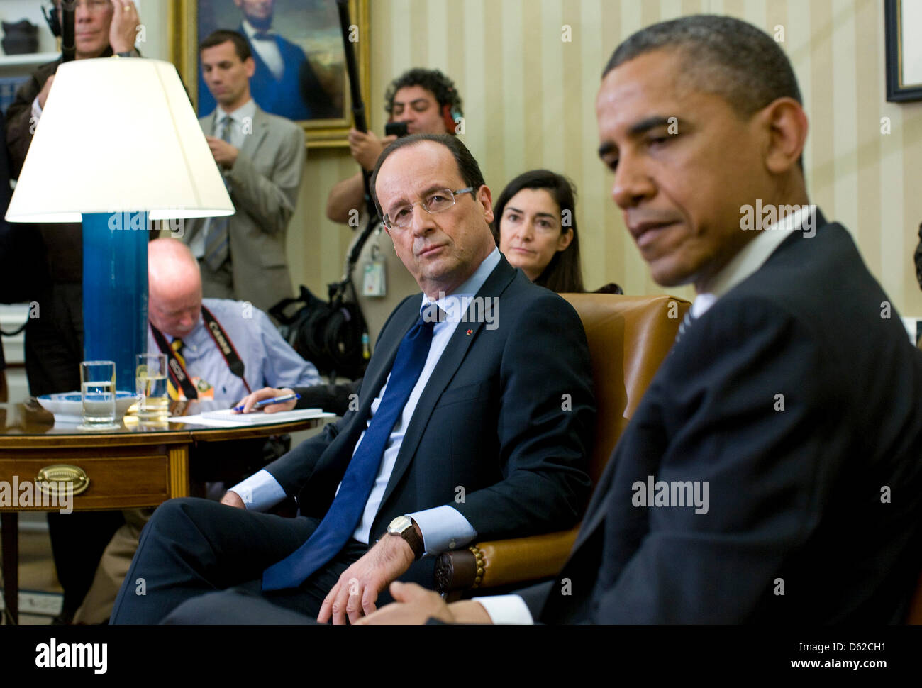 United States President Barack Obama meets newly elected President ...