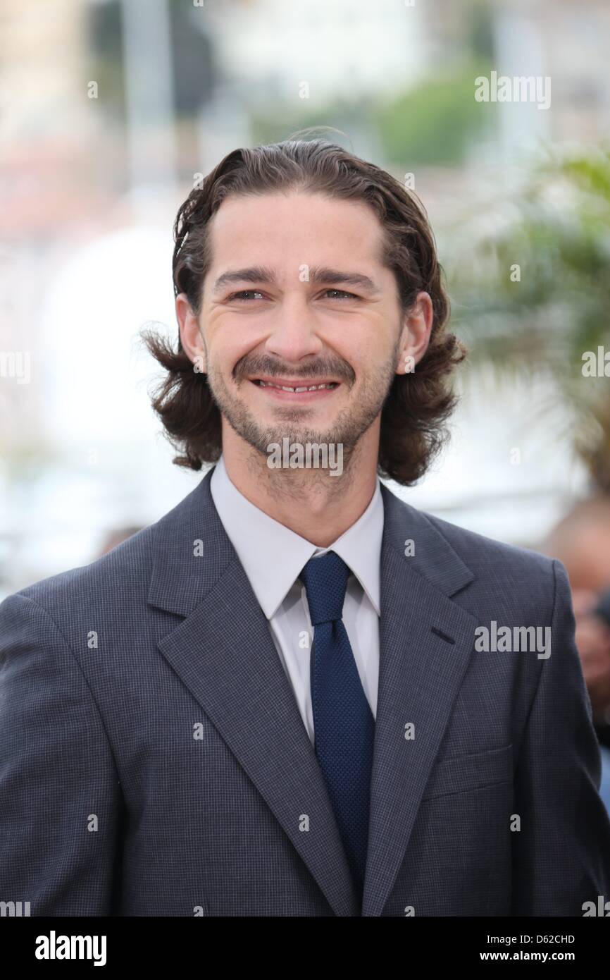 Actor Shia LaBeouf poses at the photocall of "Lawless" during the 65th ...
