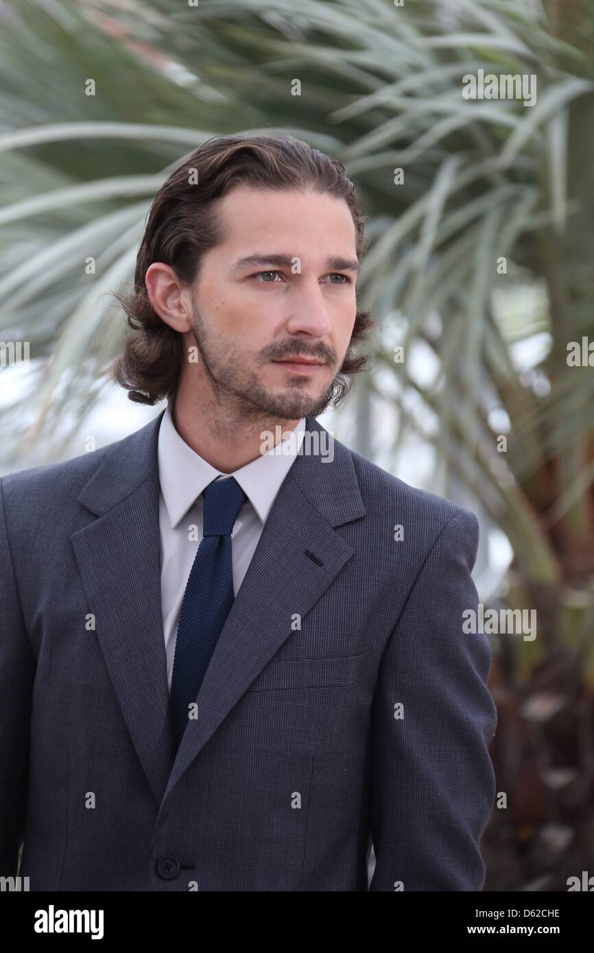 Actor Shia LaBeouf poses at the photocall of "Lawless" during the 65th ...