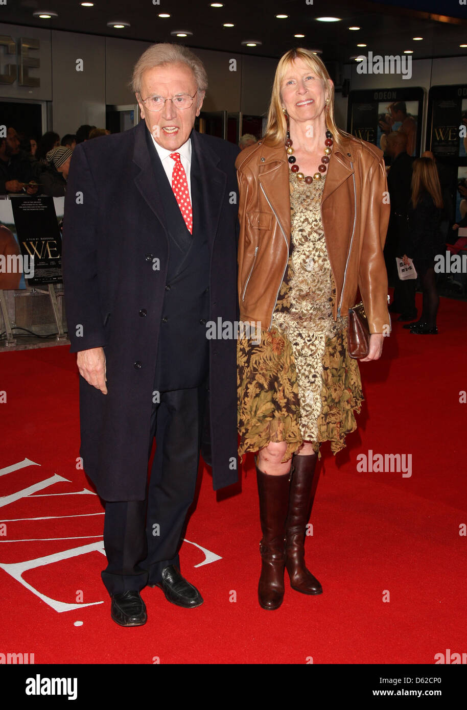 Sir David Frost and Lady Carina Fitzalan-Howard 'W.E' UK premiere held ...
