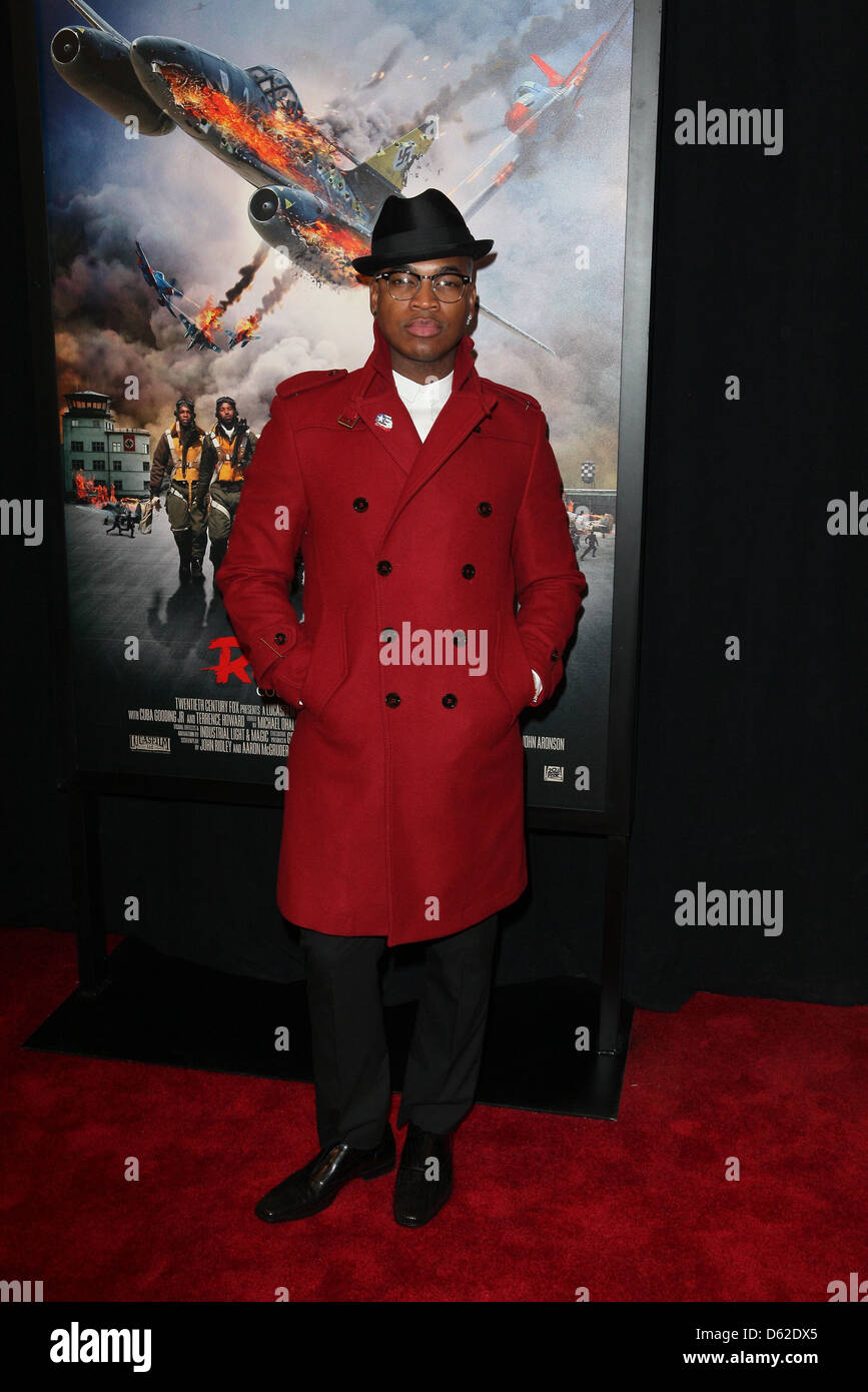 Ne-Yo The New York Premiere of 'Red Tails' held at The Ziegfeld Theatre ...